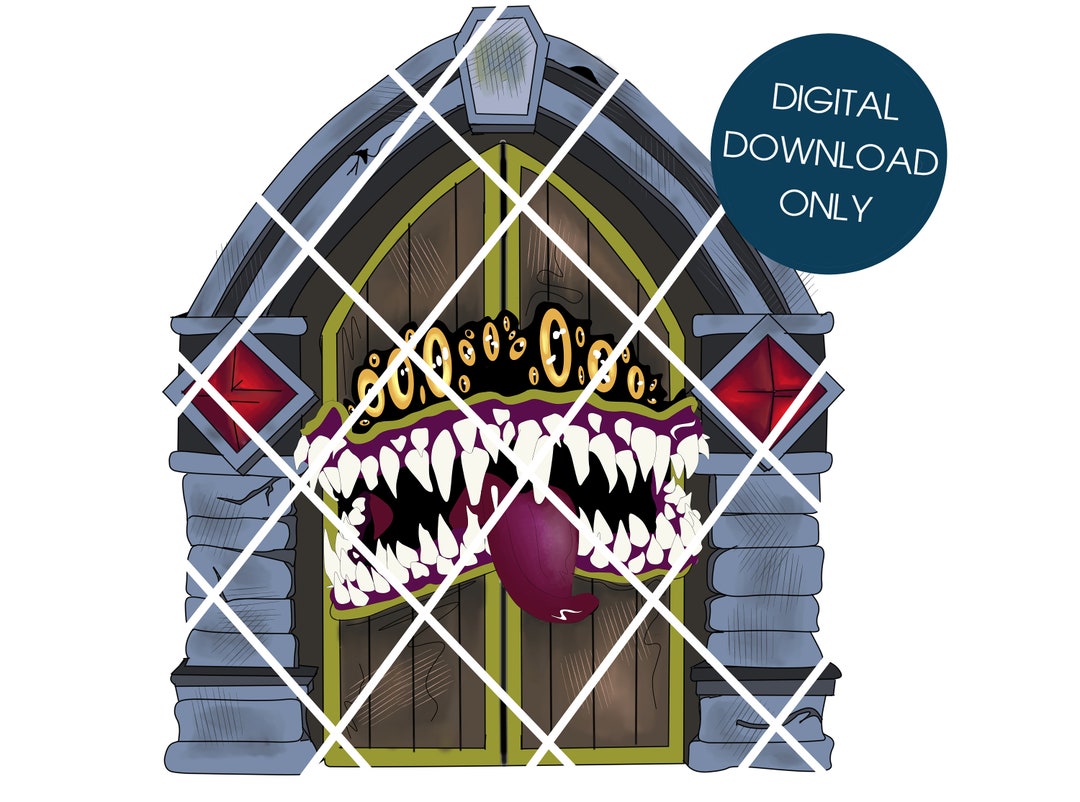 Mimic Door by Chaotic Lines Design Digital File, Jpeg, Png - Etsy