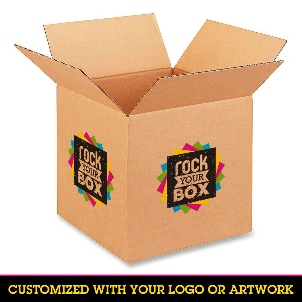 12x12x12 Full Color Custom Printed Shipping Boxes Printed Etsy