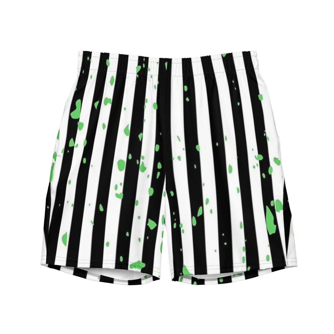 Beetlejuice Inspired Swim Trunks - Etsy
