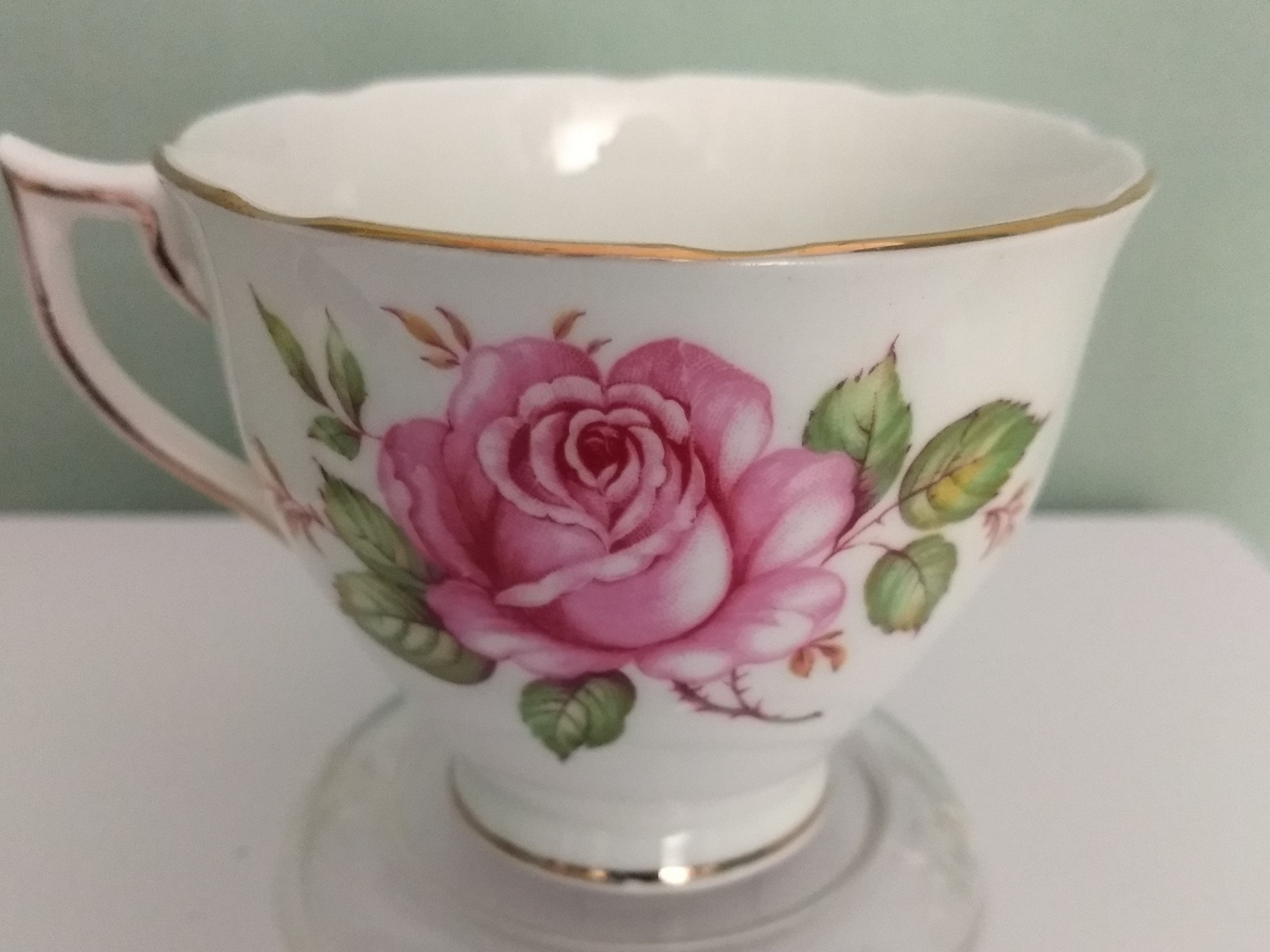 Vintage Melba Bone China Teacup and Saucer. Very Good Condition, Made ...