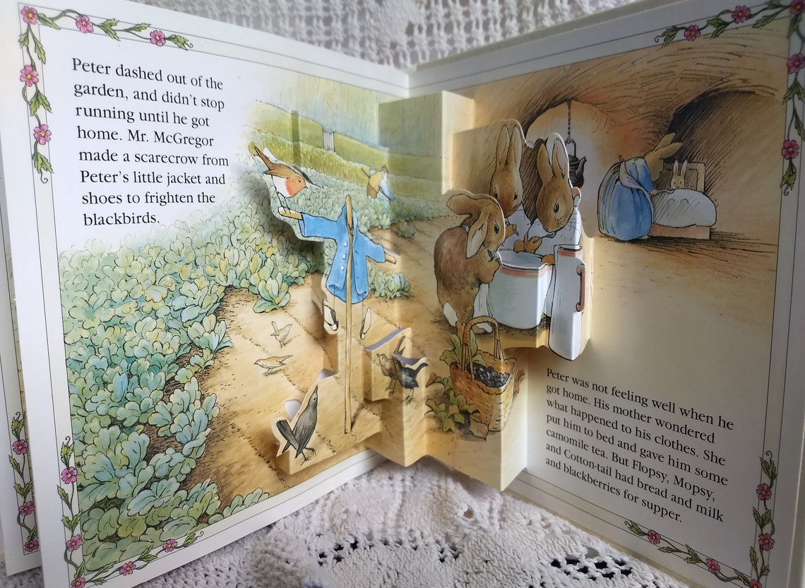 Beatrix Potter's The Tale of Peter Rabbit Pop-Up Book. | Etsy
