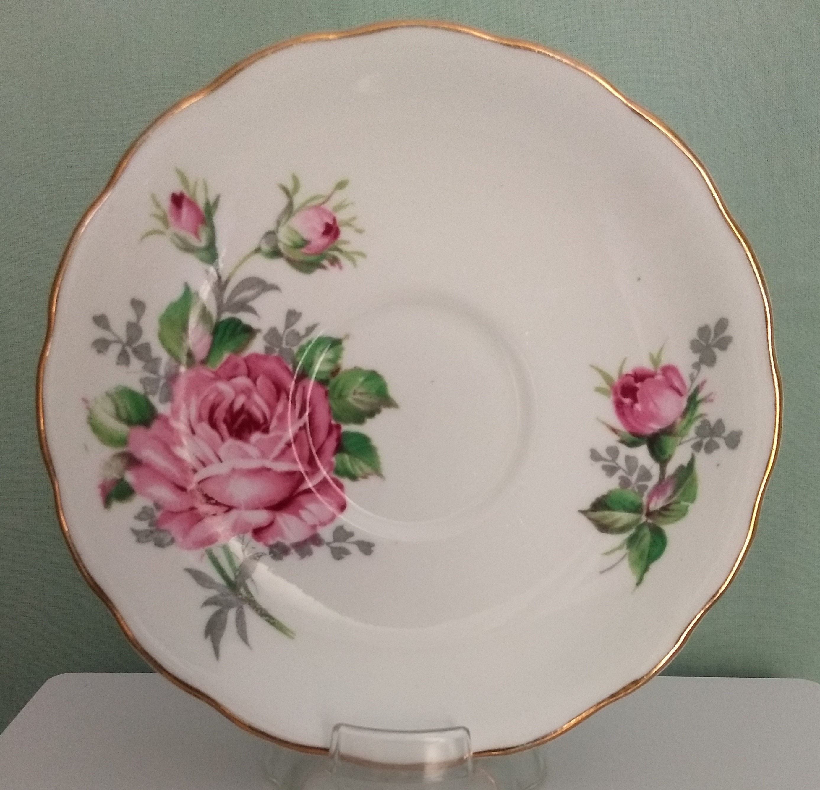 Vintage Melba Bone China Teacup and Saucer. Very Good Condition, Made ...