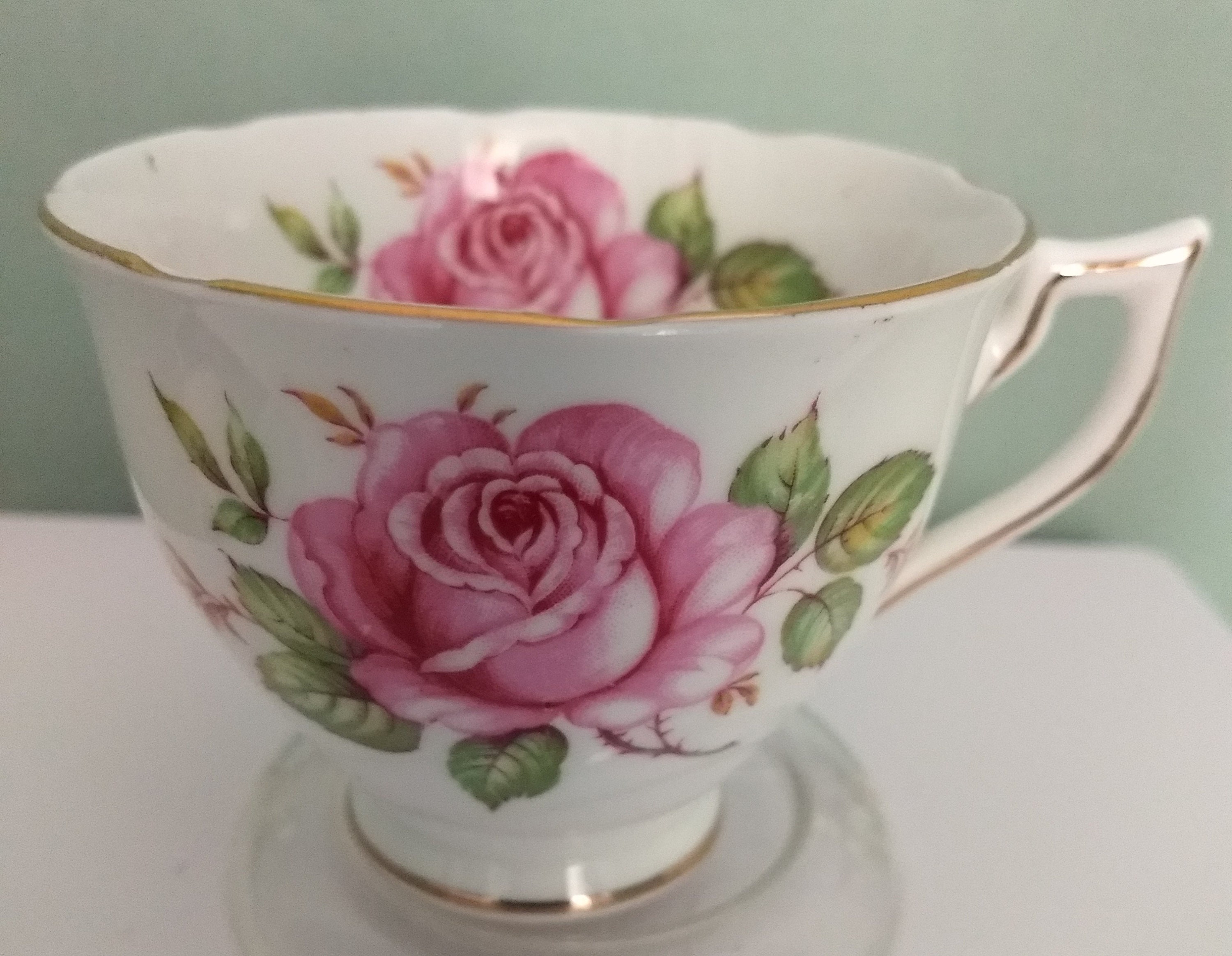 Vintage Melba Bone China Teacup and Saucer. Very Good Condition, Made ...