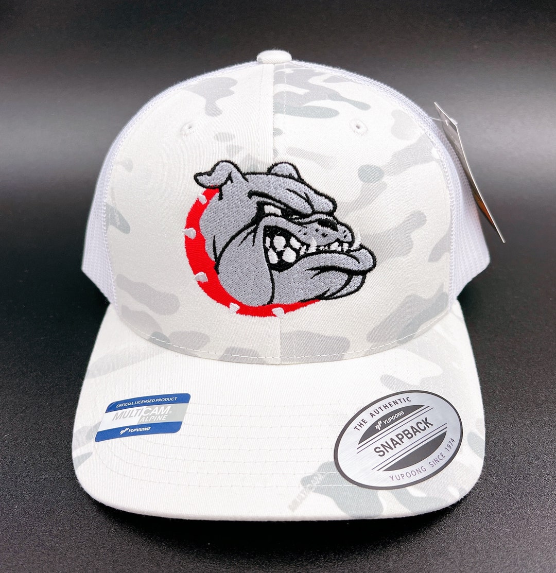 Bulldog Personalized Embroidered Hat, Custom Hat, Fitted Snapback ...