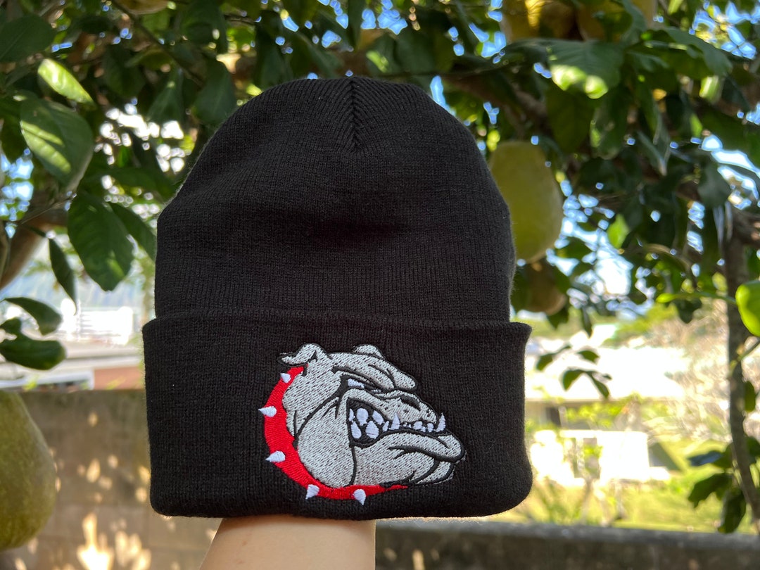 Bulldog Personalized Embroidered Beanies, Custom Beanies, Multiple ...
