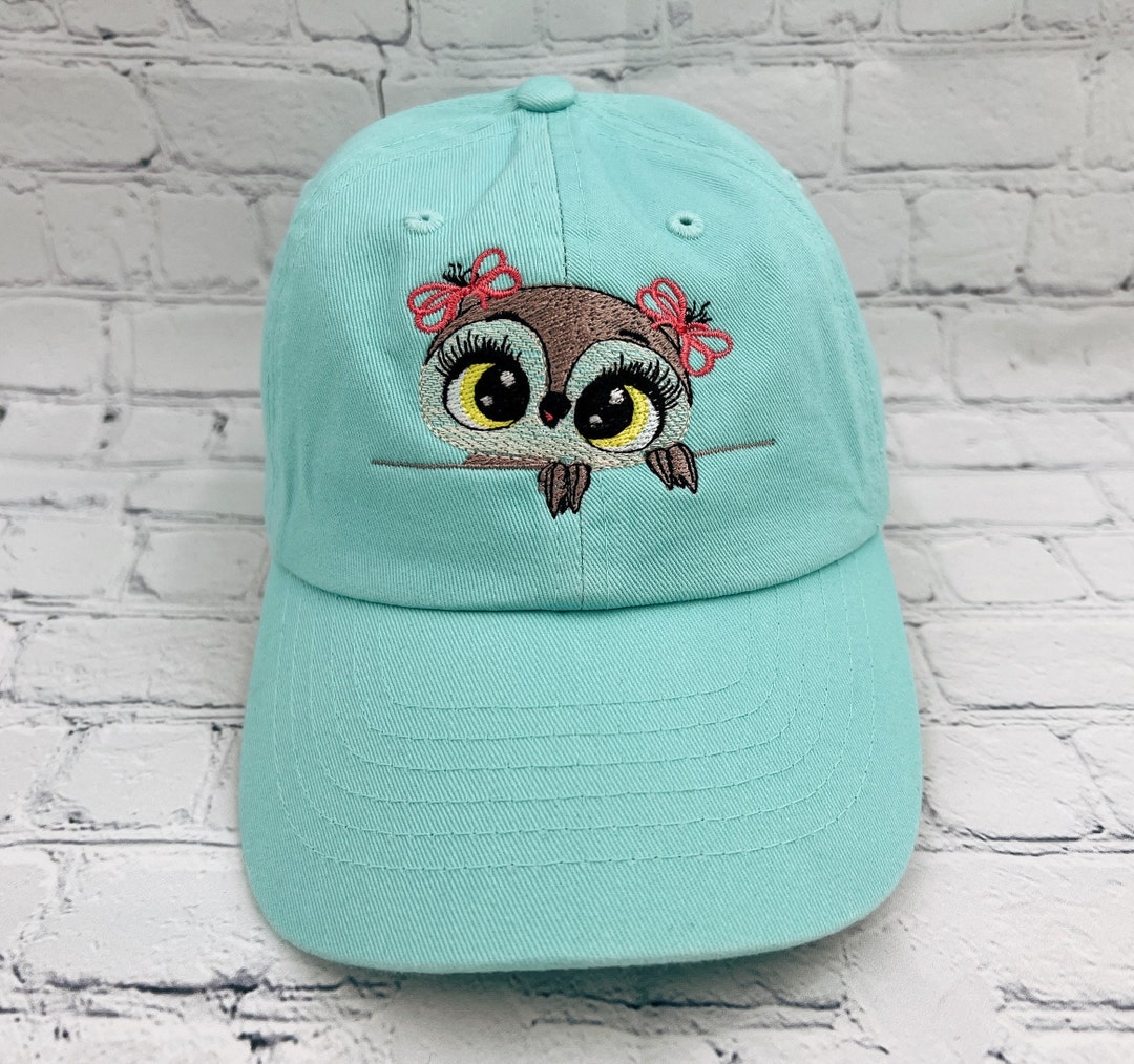 Owl Kids Embroidered Baseball Cap Age 2-9 Cute Owl Hat - Etsy