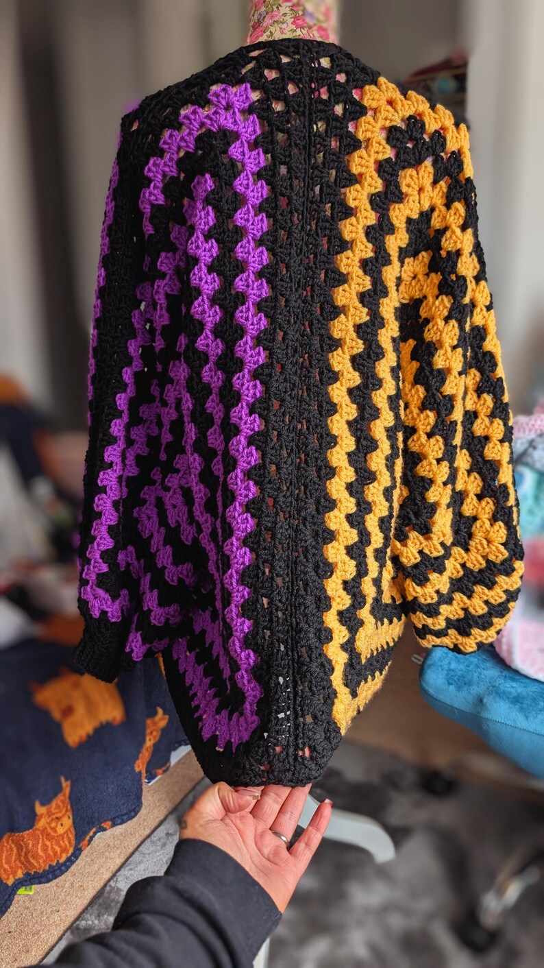 Fully CUSTOM Hexagon Crochet Cardigan - Etsy