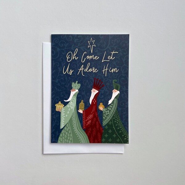 Three Kings Card - Etsy