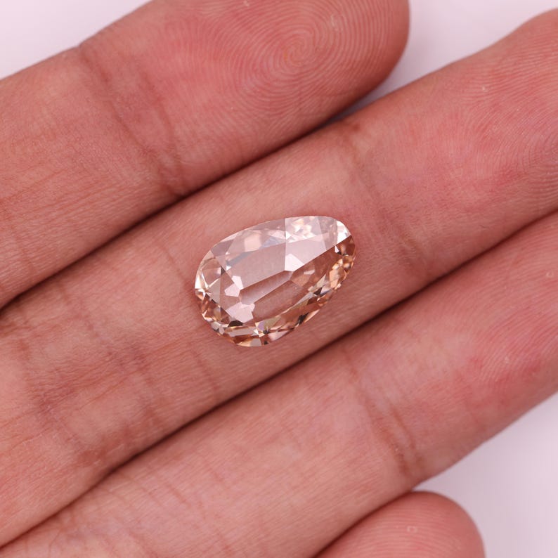 3.45 CT Pear Old Mine Cut Lab Grown Diamond | VS1 W X Color CVD Loose ...