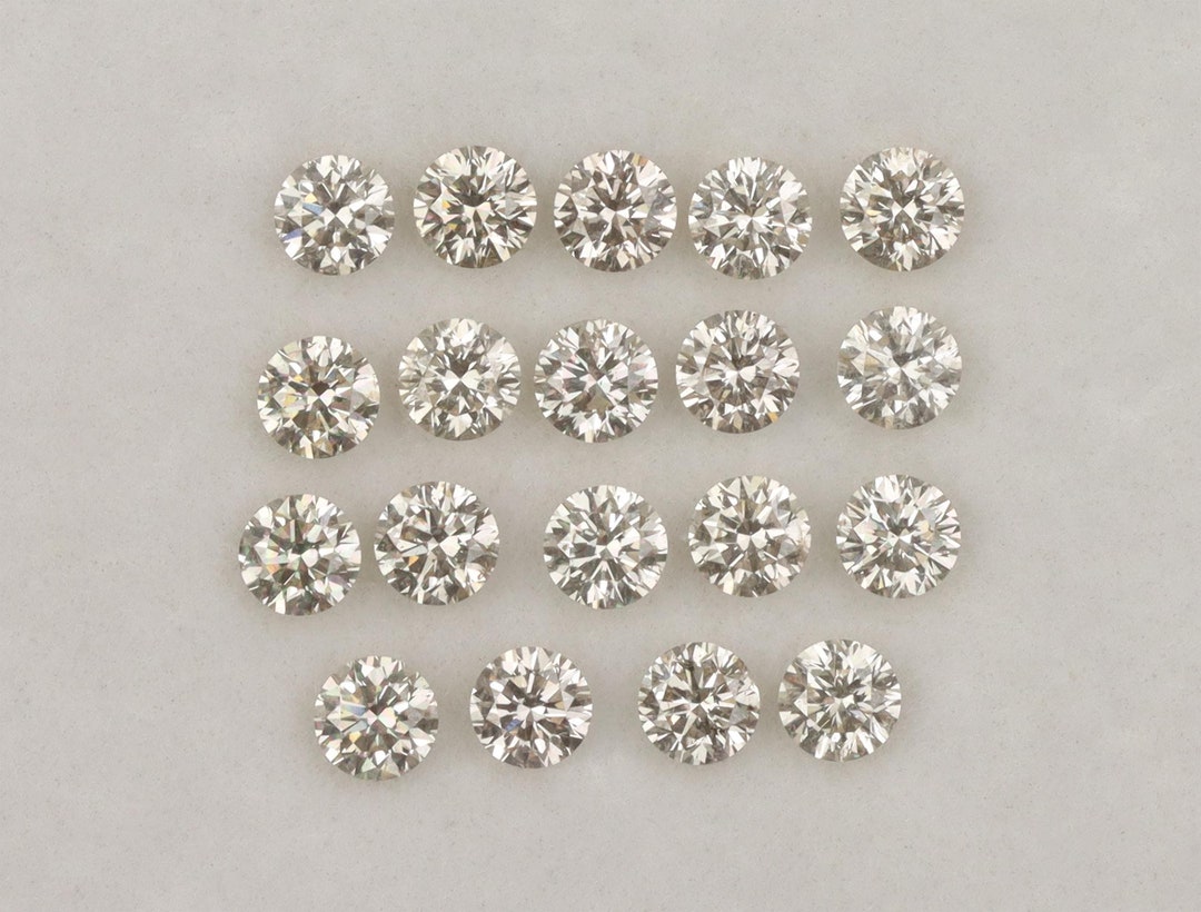 3.00 MM | C1/C2 Color | Natural Champagne Round Diamond | Loose Round ...