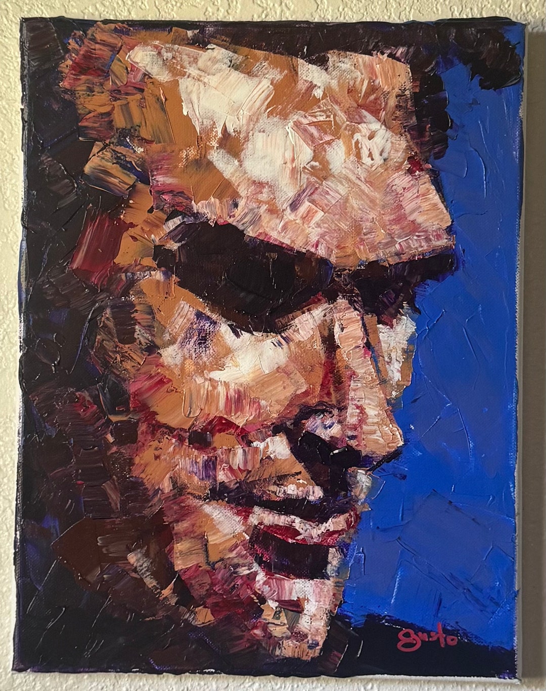 Morrissey, the Smiths Portrait, Abstract Expressionism, Acrylic ...