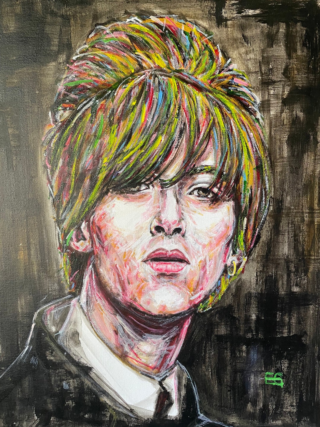 Johnny Marr - the Smiths - Original Acrylic Pop Art Portrait (16x20 ...