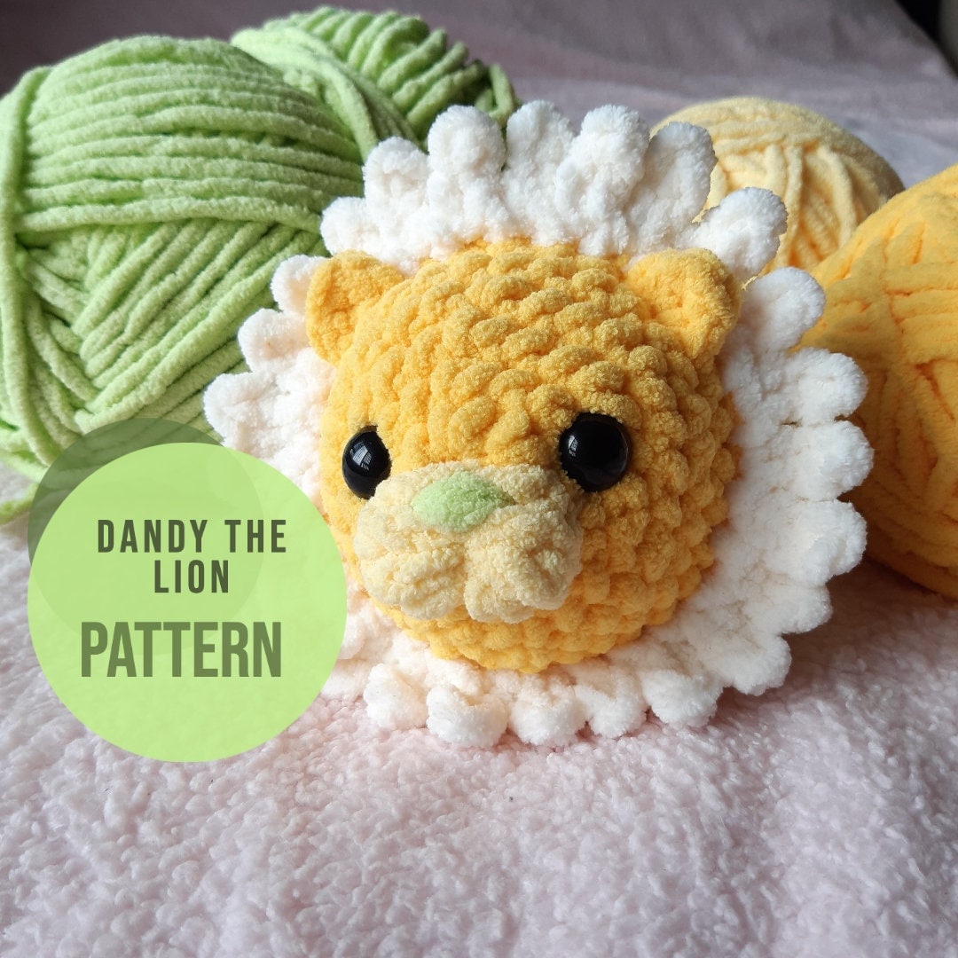 PDF PATTERN Dandy the Lion *digital File Only* - Etsy