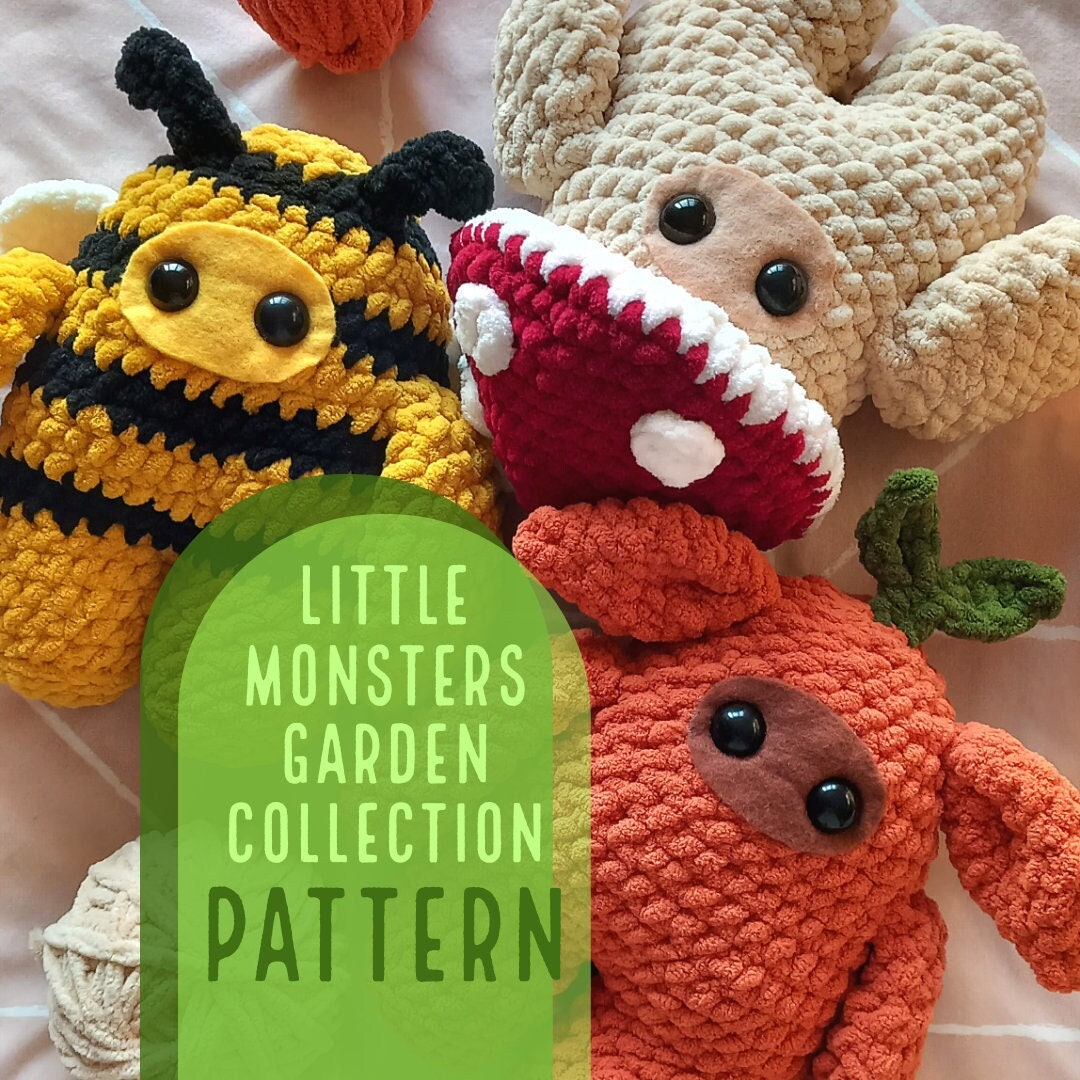PDF Pattern Little Monsters Garden Collection *digital File Only* - Etsy