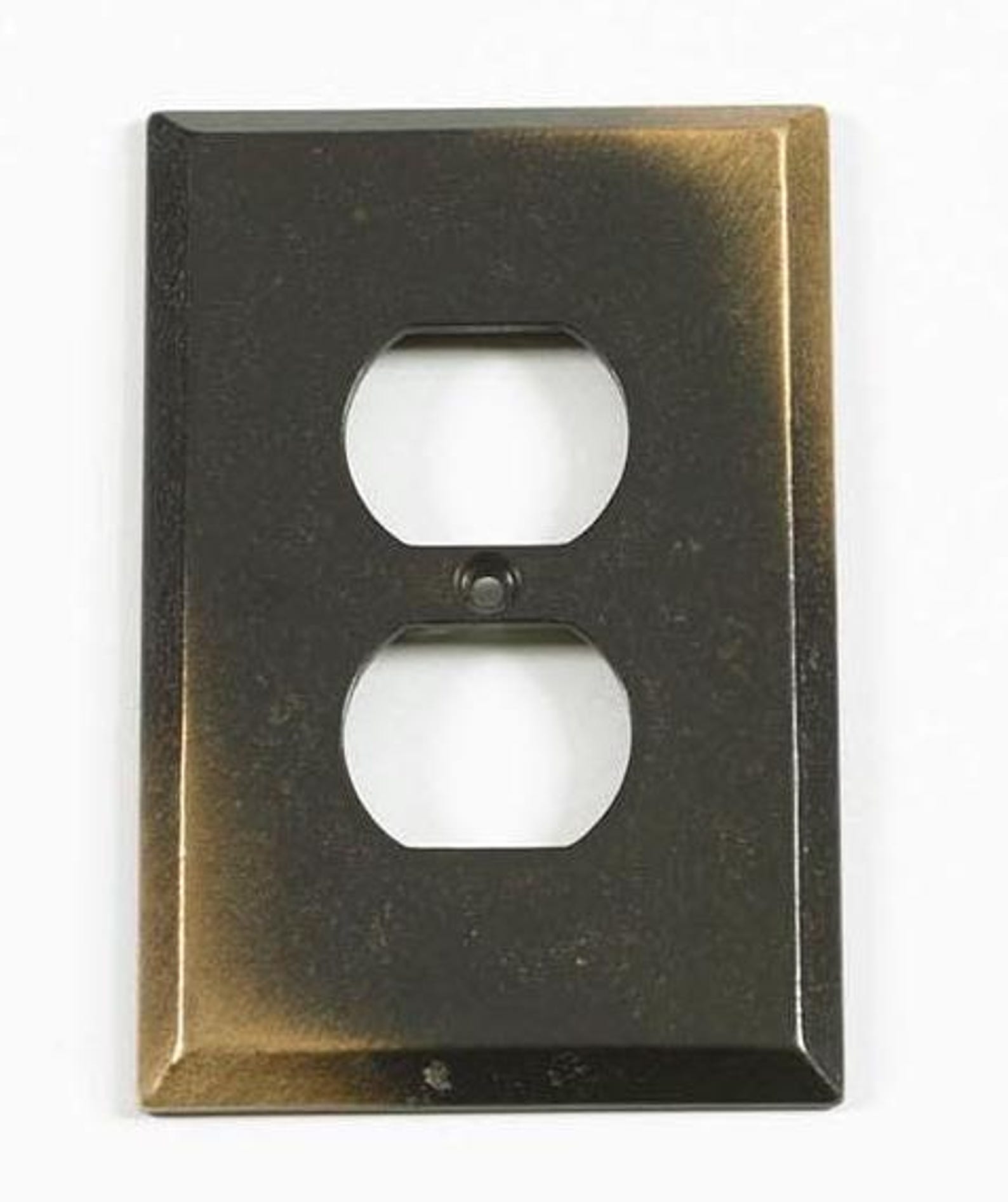Duplex Receptacle Plate, Antique Bronze - Etsy