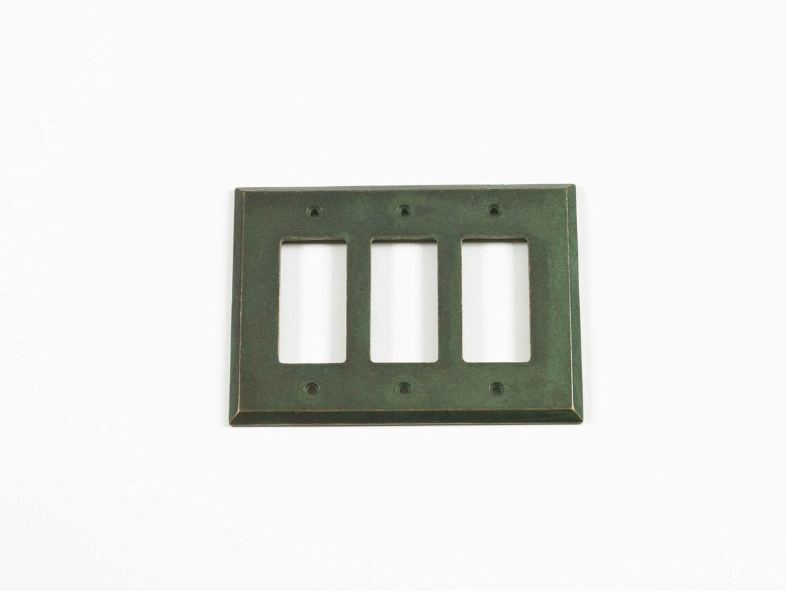 Triple Rocker Switch Plate, Verde Imperiale - Etsy