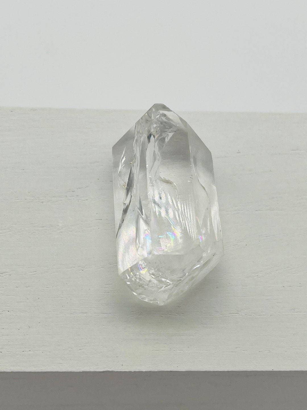 Polished Quartz Free Free Form Crystal With Rainbows - Etsy