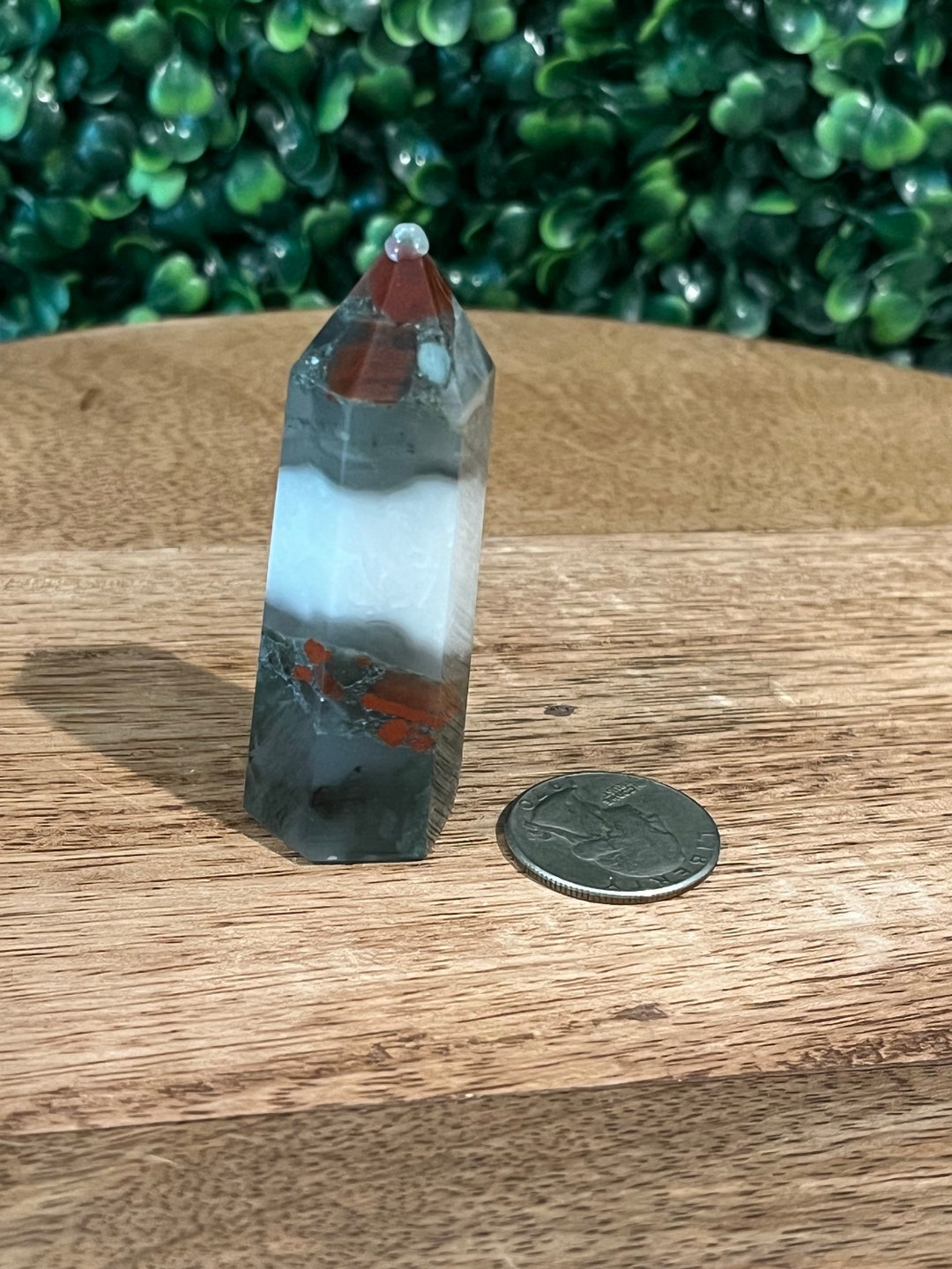 African Bloodstone Small Tower - Etsy