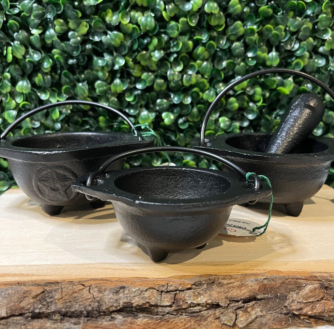 Cast Iron Mini Cauldrons - Etsy