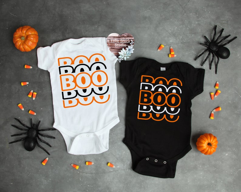 Boo Baby Body Suit Halloween Bodysuit Baby Boo - Etsy