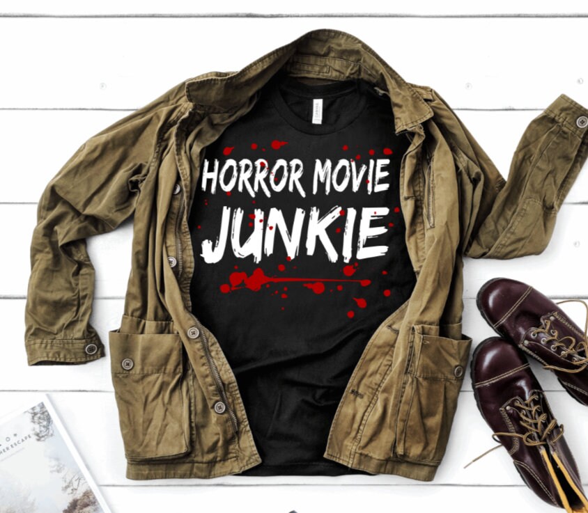 Horror Movie Junkie Horror Movies Horror Shows Halloween | Etsy