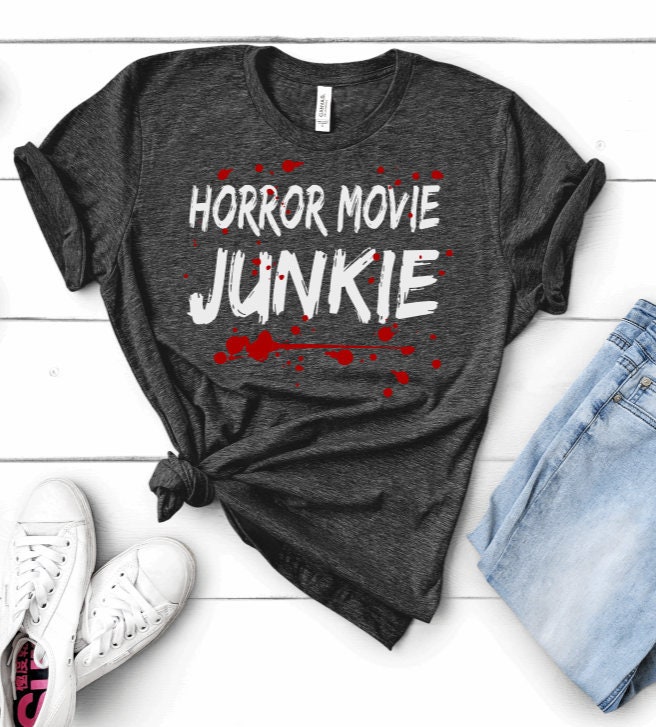 Horror Movie Junkie Horror Movies Horror Shows Halloween | Etsy
