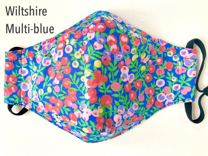 Liberty of London Face Mask Nose Wire Pretty Floral Made in USA ...