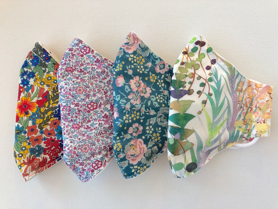 Liberty of London Face Mask Nose Wire Pretty Floral Made in USA ...