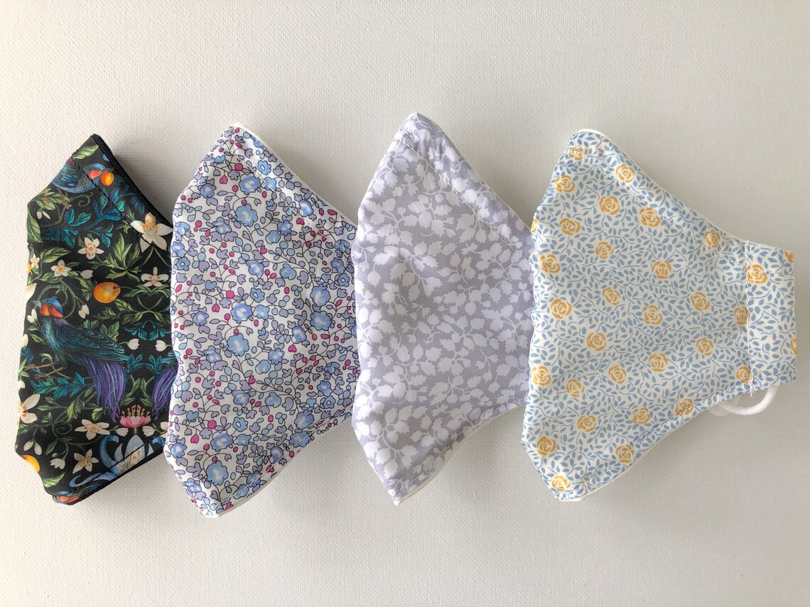 Liberty of London Face Mask Nose Wire Pretty Floral Made in USA ...