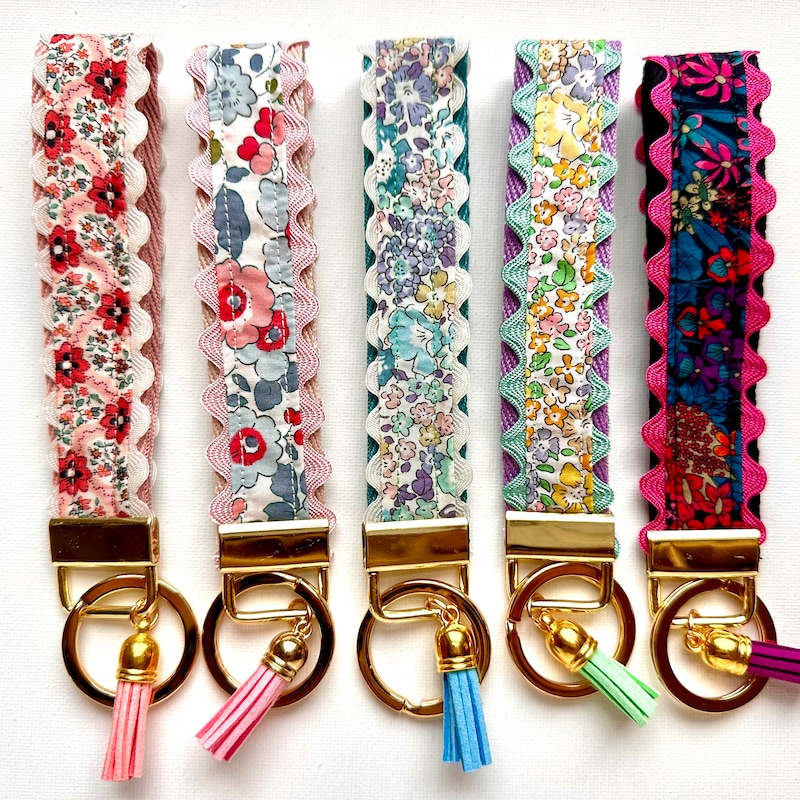 Fabric Keychains - Etsy