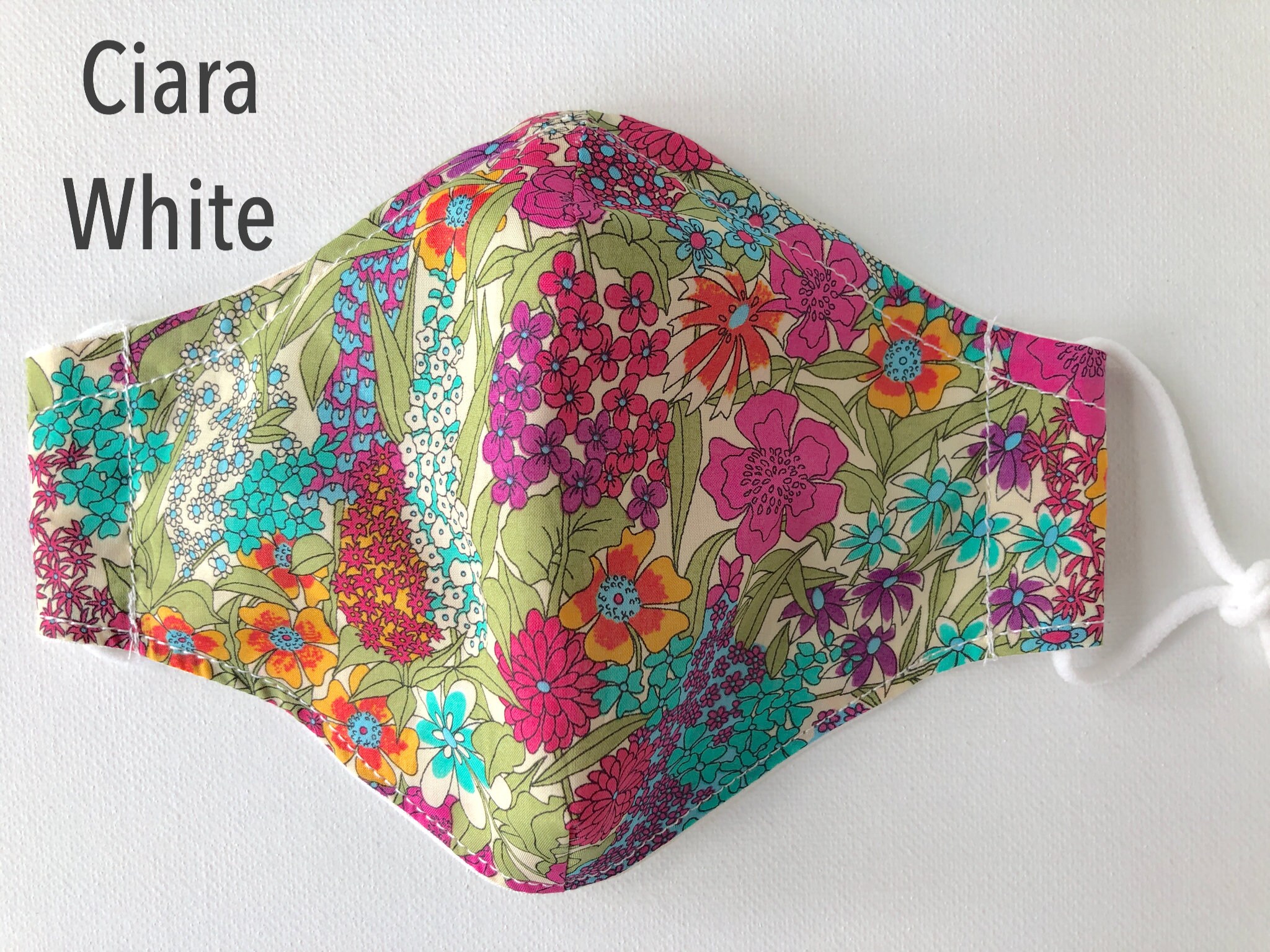 Cute Liberty of London Face Mask With Nose Wire, Handmade for Teens ...