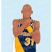 Reggie Miller "the Choke" Illustration Art Print (digital Download) - Etsy