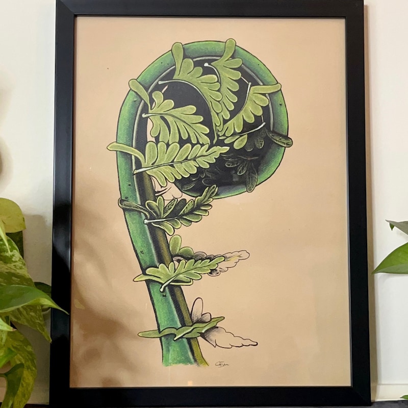 Fiddlehead Fern - Etsy