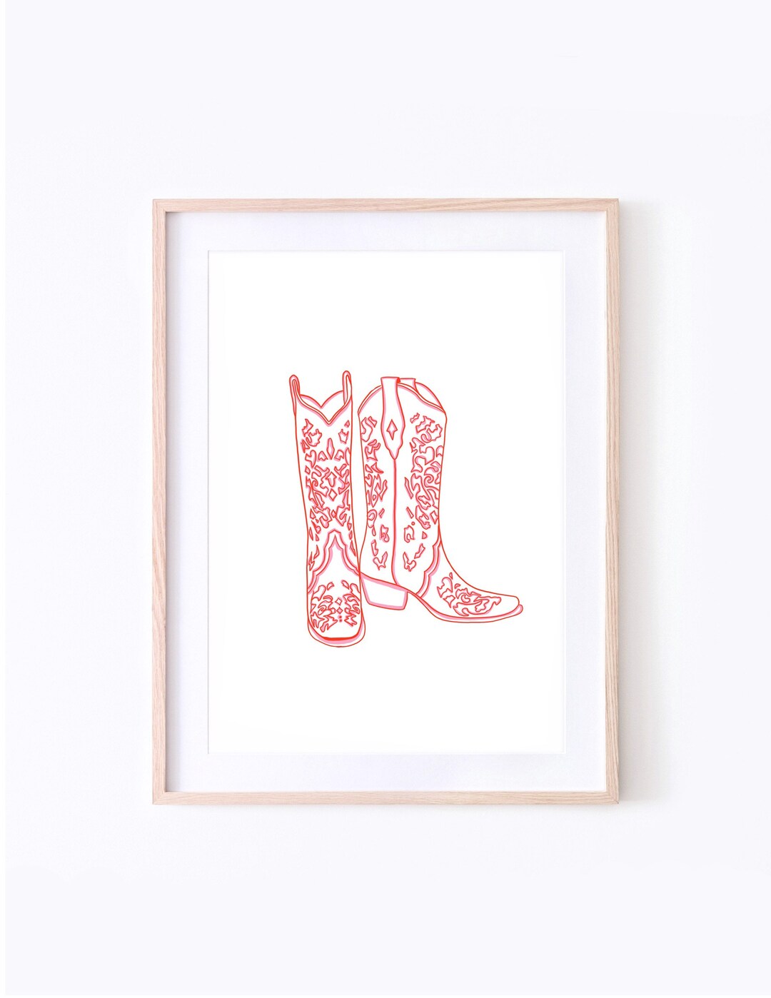 Cowboy Boots Digital Download Cowgirl Wall Art Printable Art Anne Marie ...