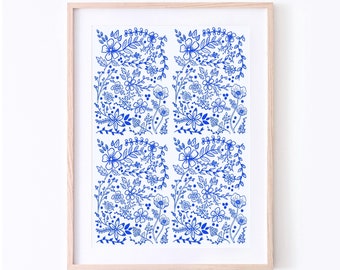 Women in Science Poster Flask Bouquet Wall Art Flower - Etsy