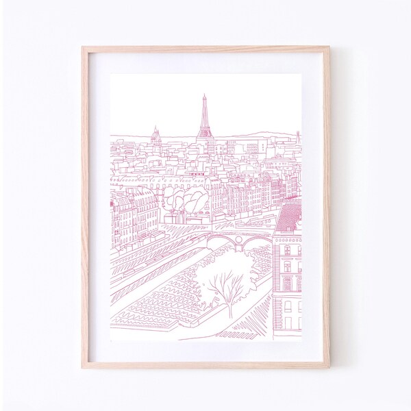 Paris Art Print - Etsy