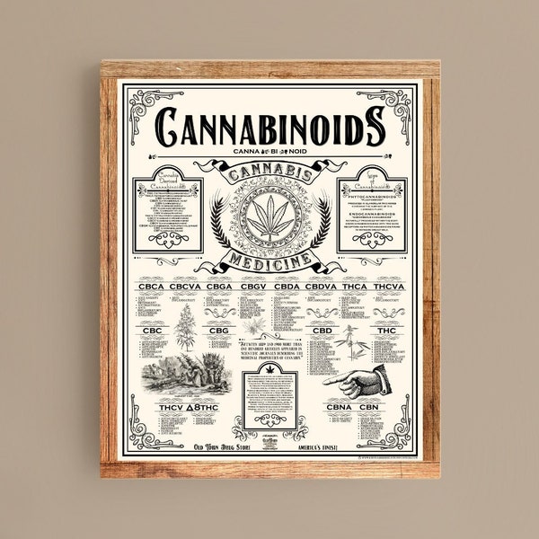 CannabisEduPosters - Etsy