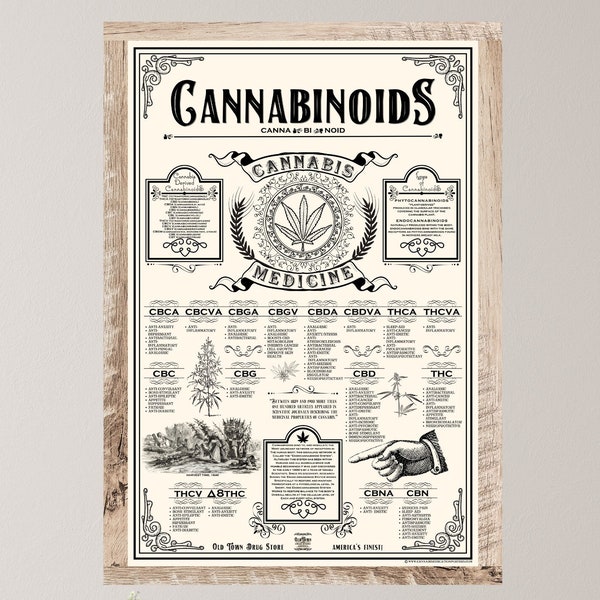 CannabisEduPosters - Etsy