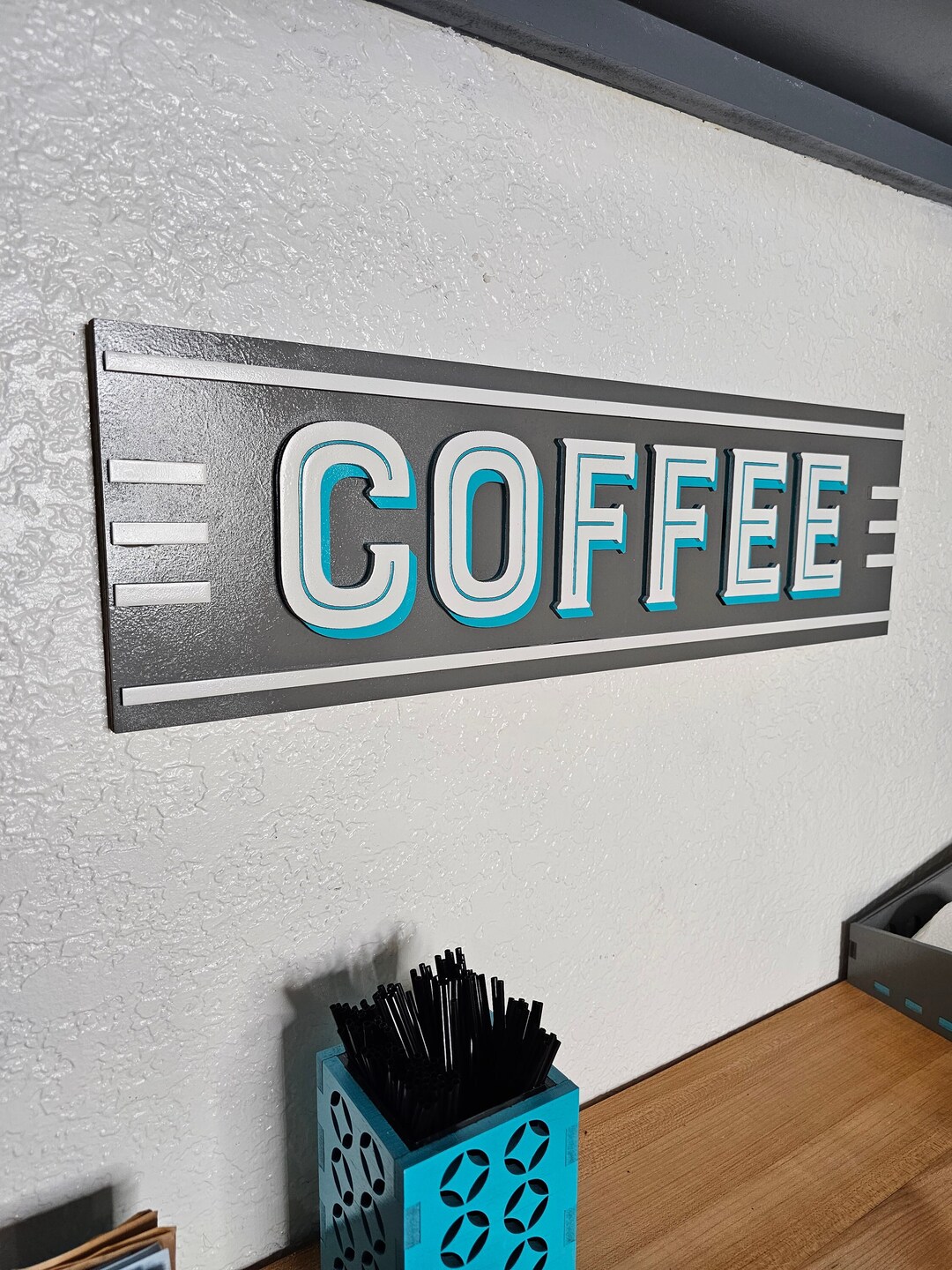 Retro Coffee Bar Sign 1950's Diner Sign Mid Century - Etsy
