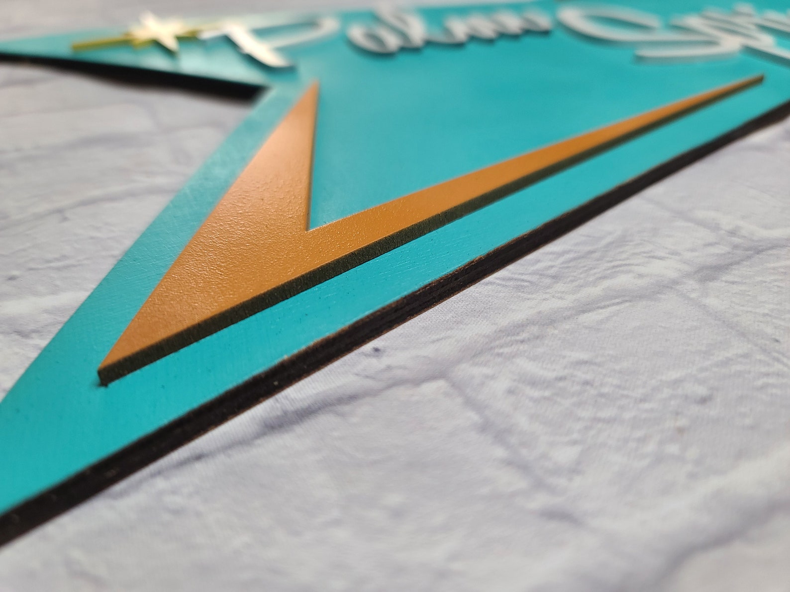 Mid Century Modern Welcome Sign Retro MCM Atomic Starburst - Etsy