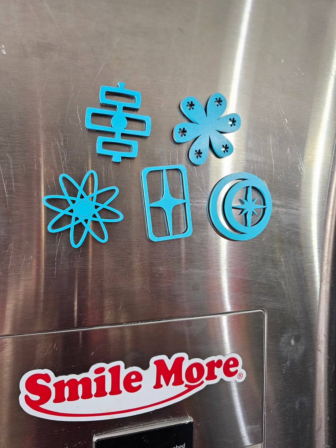 Mid Century Modern Fridge Magnets: Retro Atomic Style - Etsy