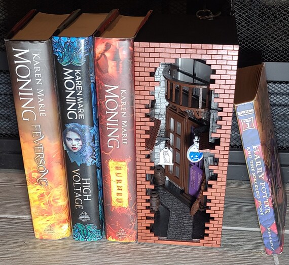 Magic Wizard Alley Book Nook DIY KIT Wood Craft Model Kit - Etsy