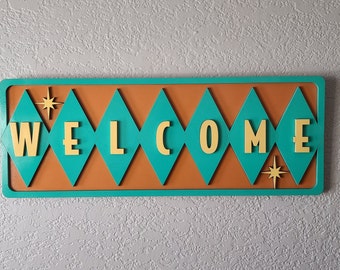 Mid Century Modern Sign | Etsy
