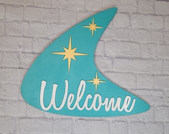 Mid Century Sign | Etsy