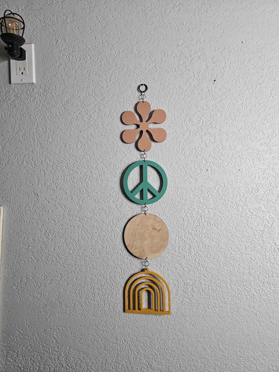 Boho Mid Century Modern Wall Hanging, MCM Mobile - Etsy