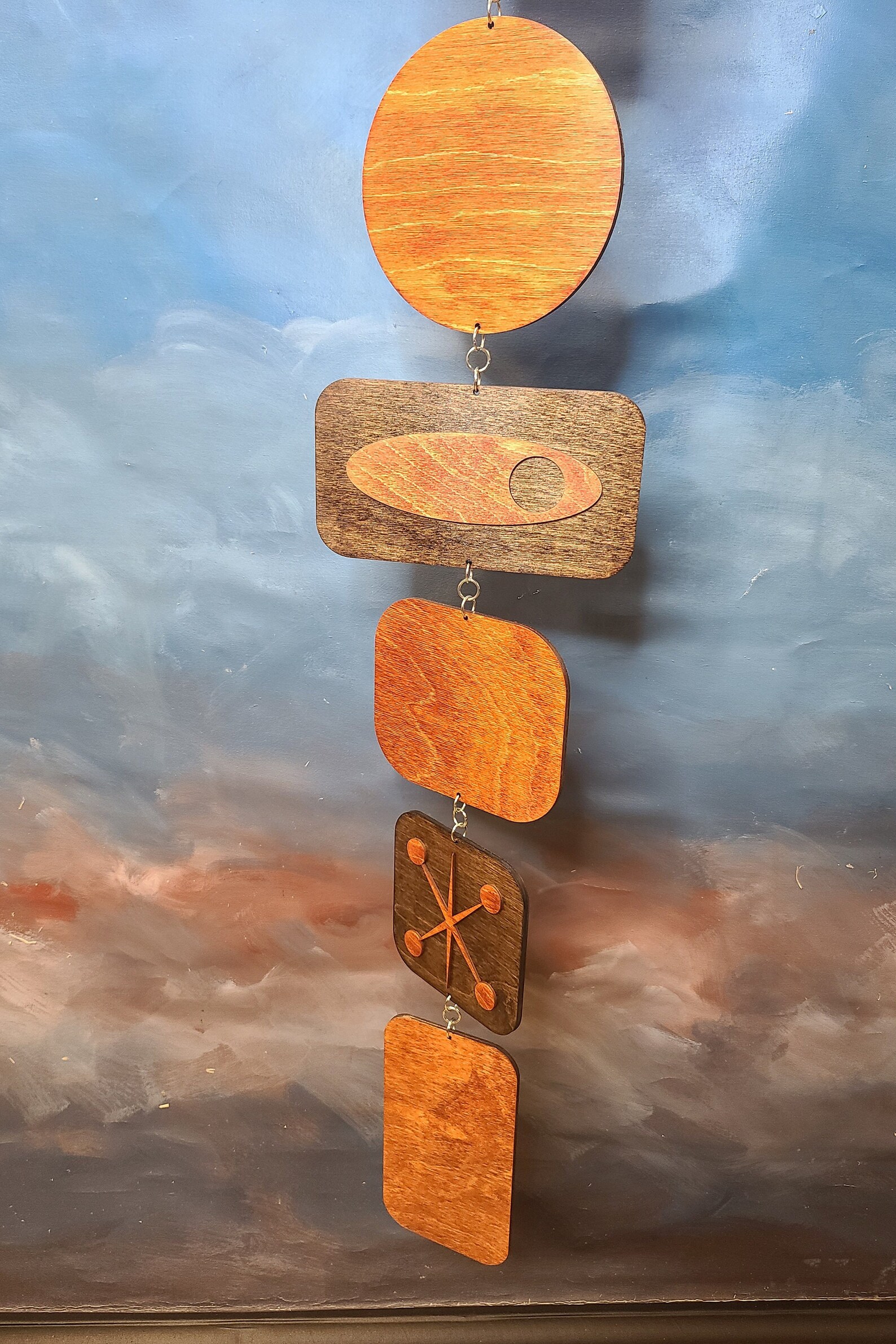 Mid Century Modern Hanging Wall Art Retro MCM Atomic - Etsy