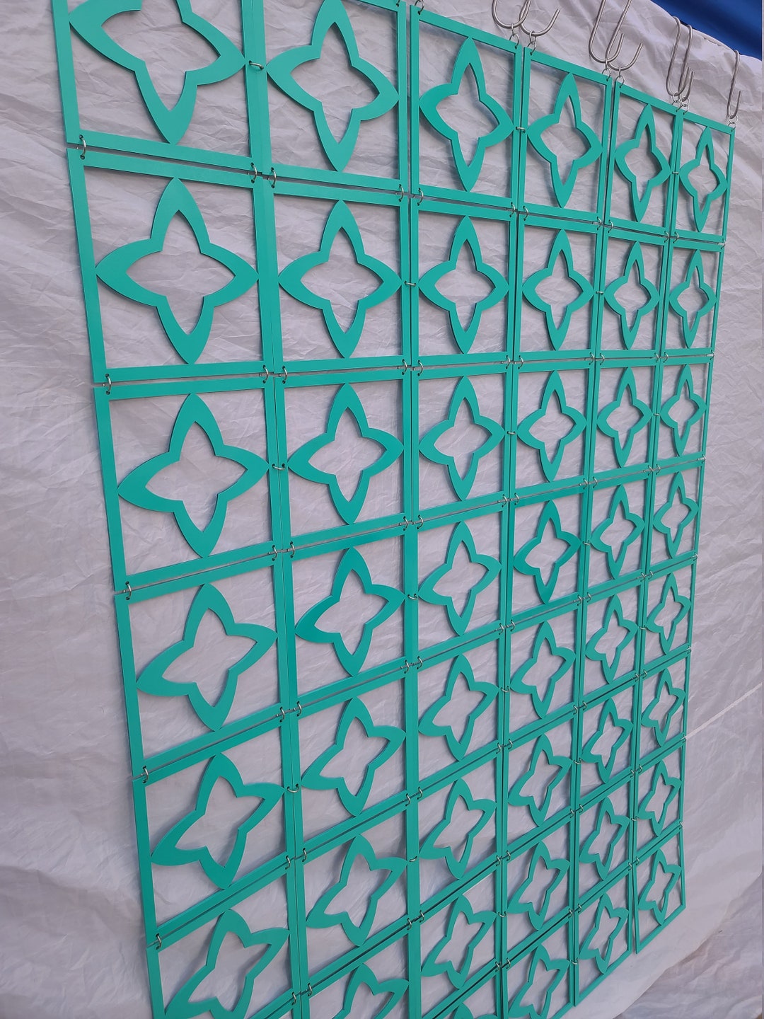 Mid Century Modern Breeze Way Block Wall Art: Laser Cut MDF - Etsy