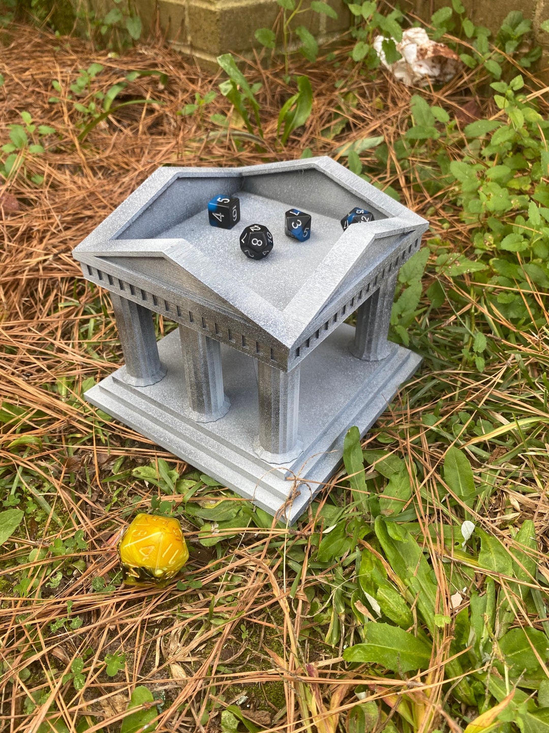 3D Printed Greek Parthenon Dice Tray Big Dice Tray Greek D&D - Etsy Canada