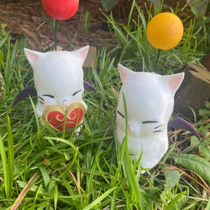3D Printed Moogle / Heart Moogle /valentines Gift / Gift Ideas - Etsy