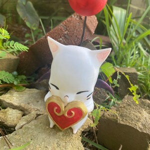 3D Printed Moogle Heart Moogle Valentines Gift Gift Ideas Final Fantasy ...